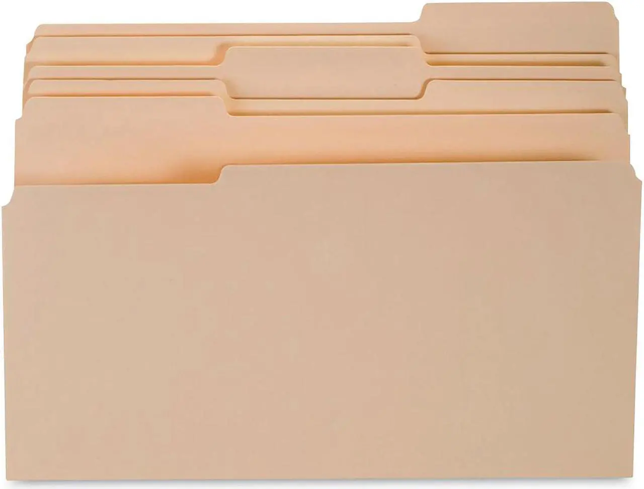 Tru Red 30% Recycled 3 Top Tab Legal File Folders Manila 24/Pack ...