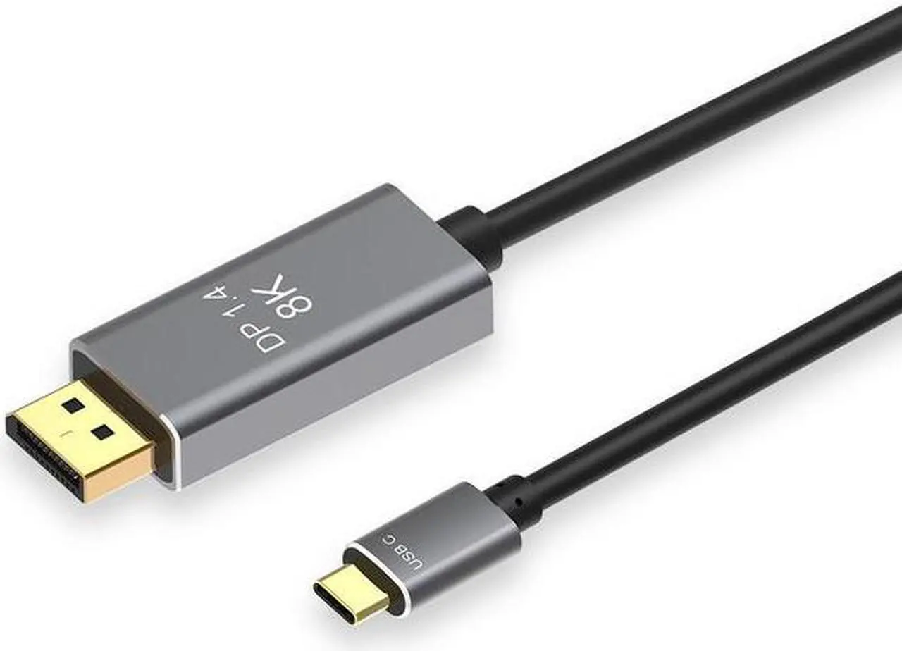 4xem 4XTPC028B2M 6.56 ft. (2.0m) 8K/4K USB-C to DisplayPort Cable ...