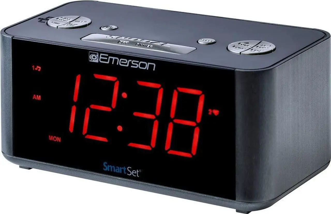 Emerson Smartset Er100201 Desktop Clock Radio - Newegg.com