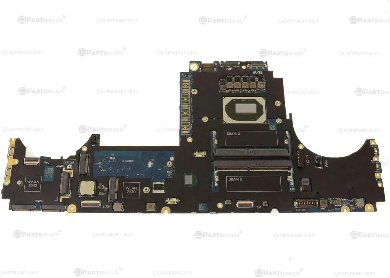Refurbished: Dell 90NVT Laptop Motherboard for Precision 7550 Mobile ...