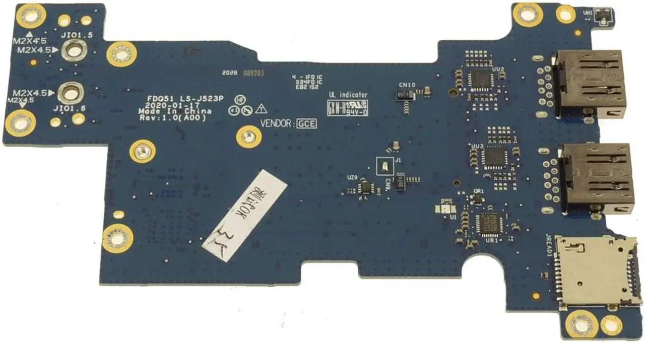 Refurbished: OEM Alienware m15 R3 Right Side WLAN Card USB Ports SD ...