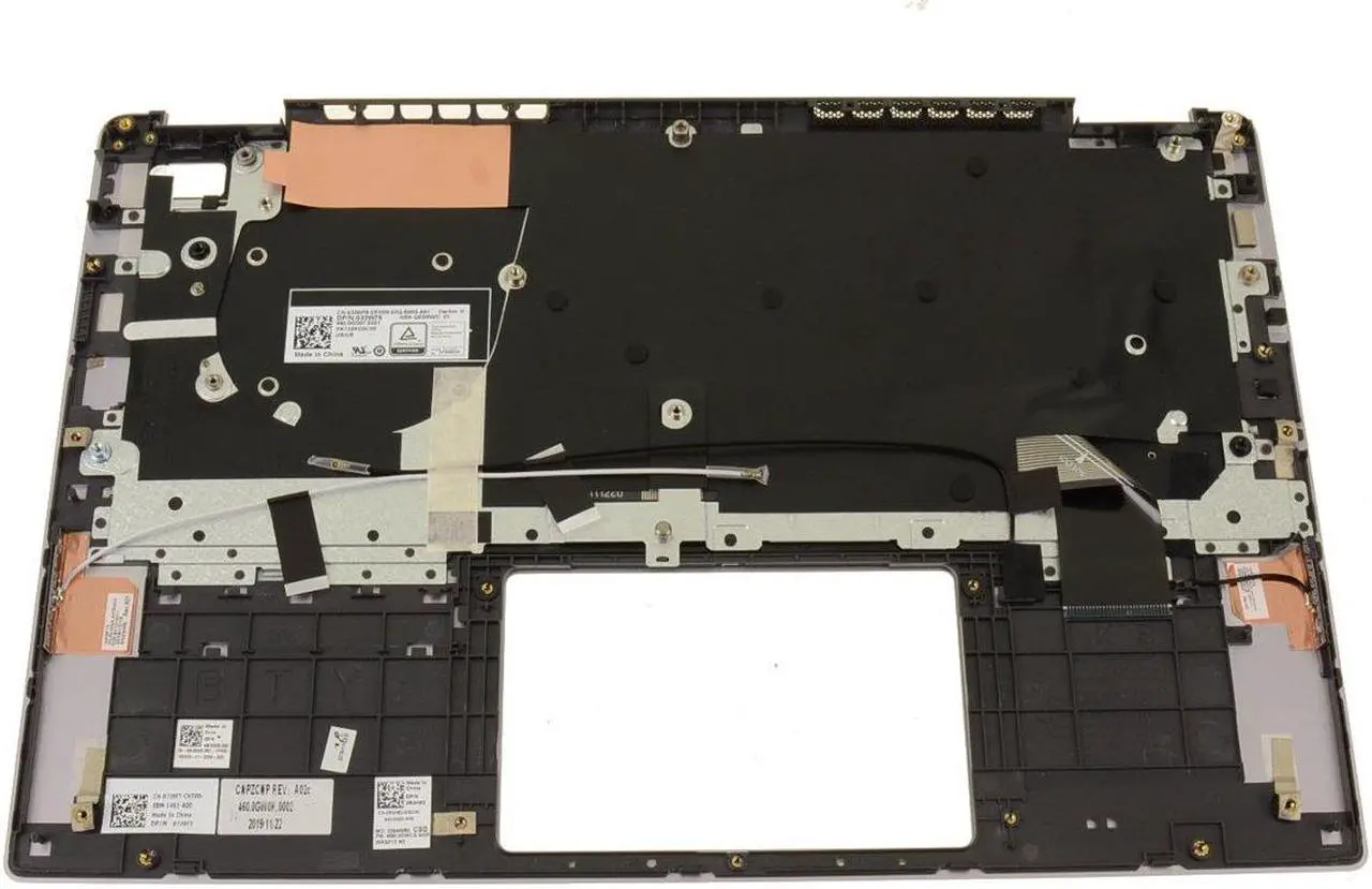 New Dell OEM Inspiron 5390 Palmrest Keyboard Assembly R0H82 7J9FT ...