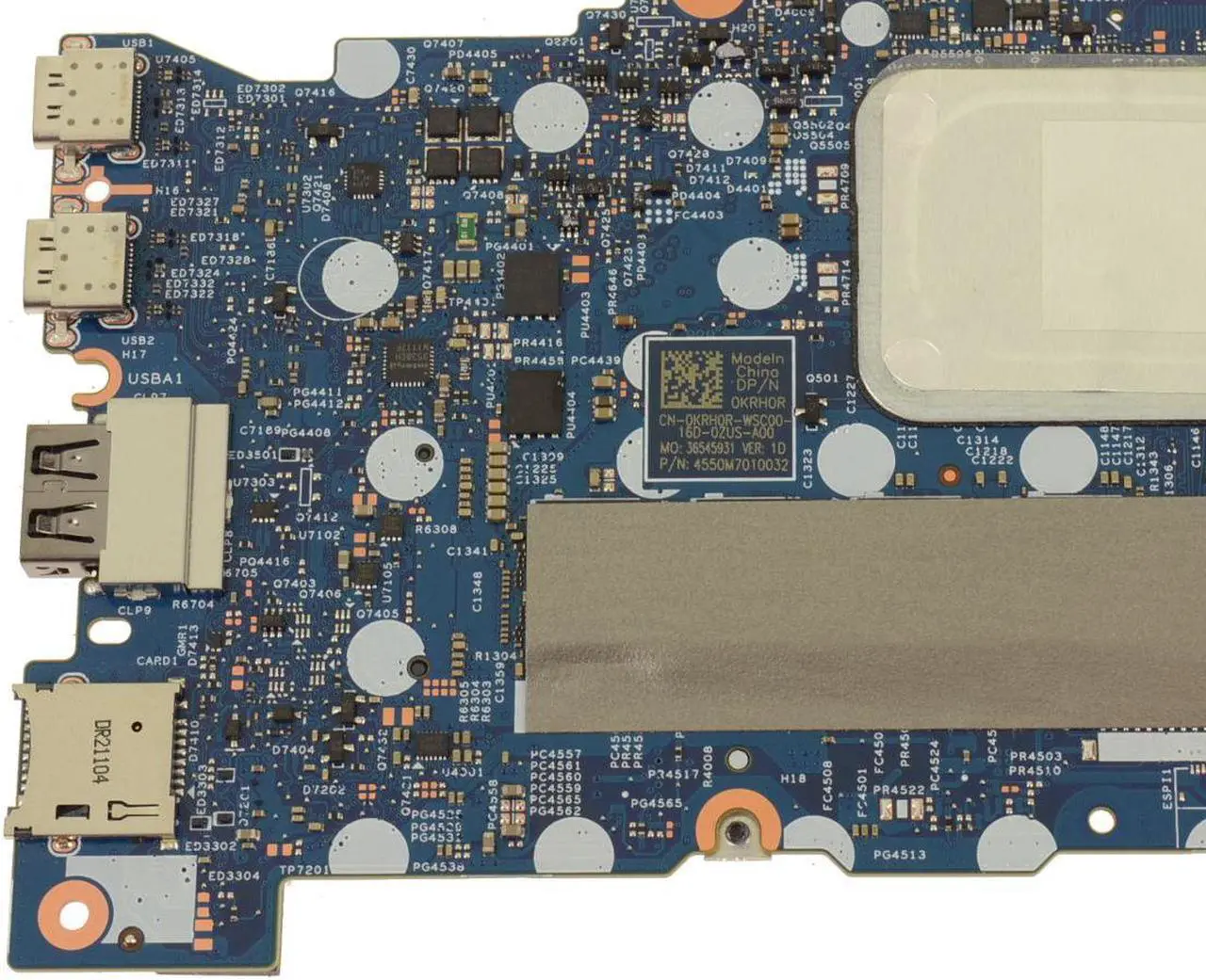 Refurbished: Dell KRH0R Laptop Motherboard for Latitude 5320 - Socket ...