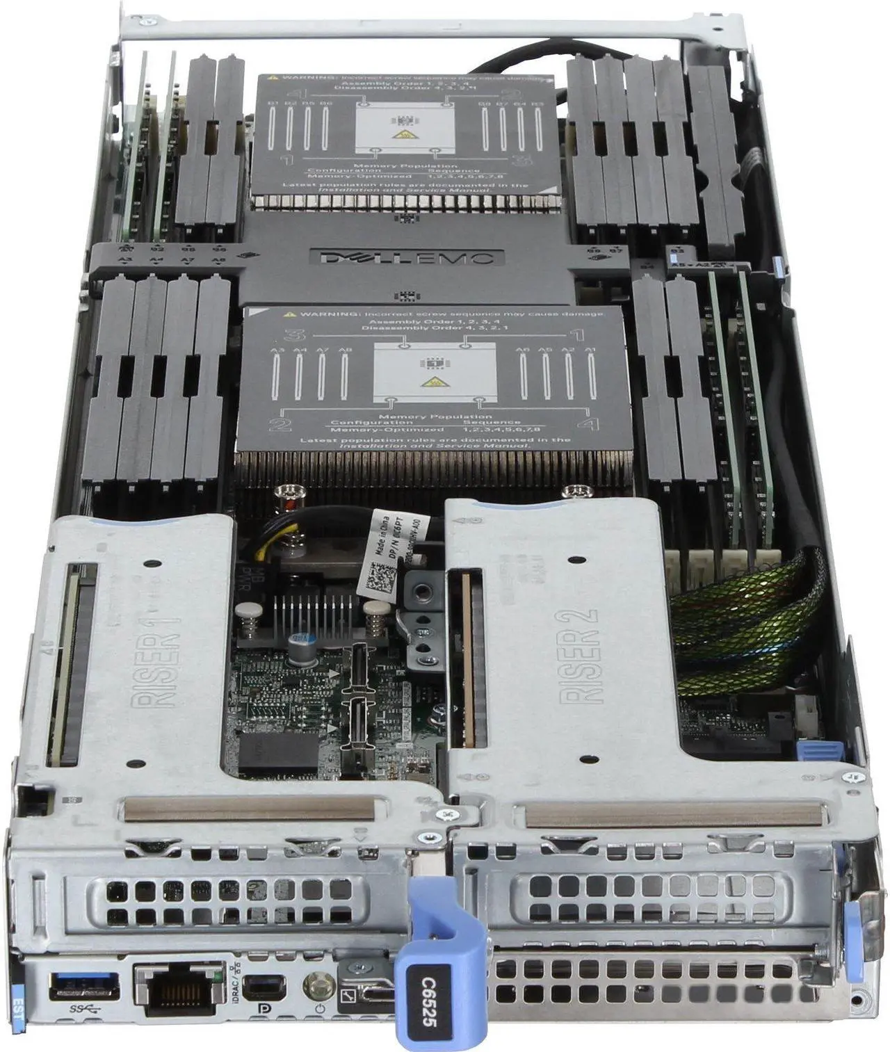 Refurbished: Dell PowerEdge C6525 Node Server 2x EPYC 7402 2.8GHz 24C ...