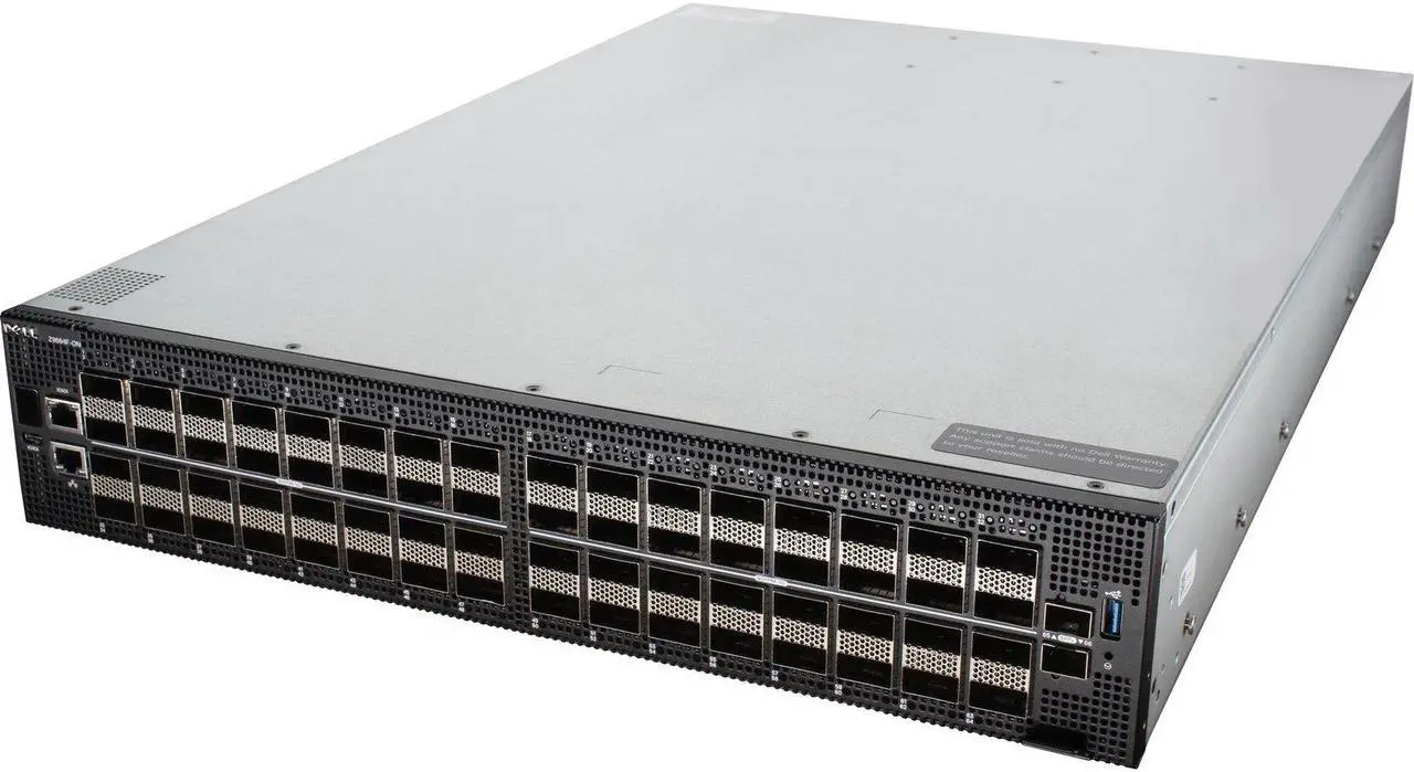 Refurbished: Dell Networking Z9664F-ON 64P 400GbE QSFP56-DD OS10 PSU-I ...