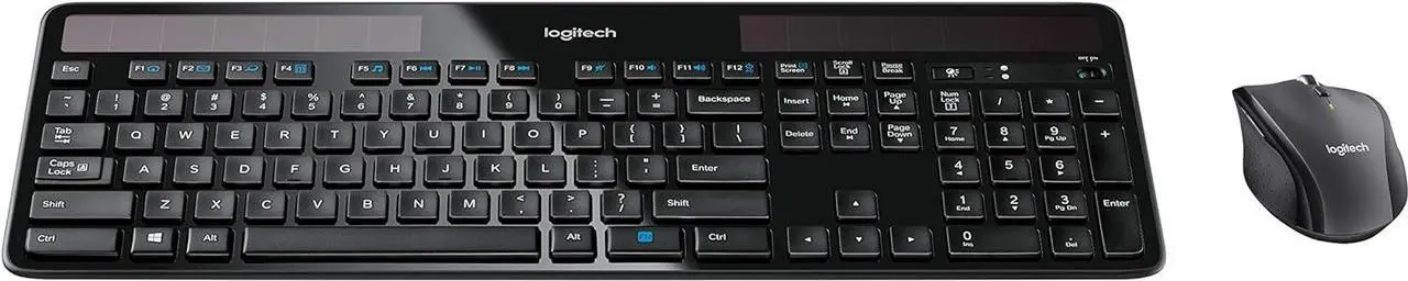 Refurbished: Logitech MK750 Wireless Solar Keyboard and Wireless ...