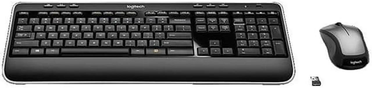 Used - Very Good: Logitech MK520 920-002553 2.4 GHz Wireless Keyboard and Mouse Combo - Black ...