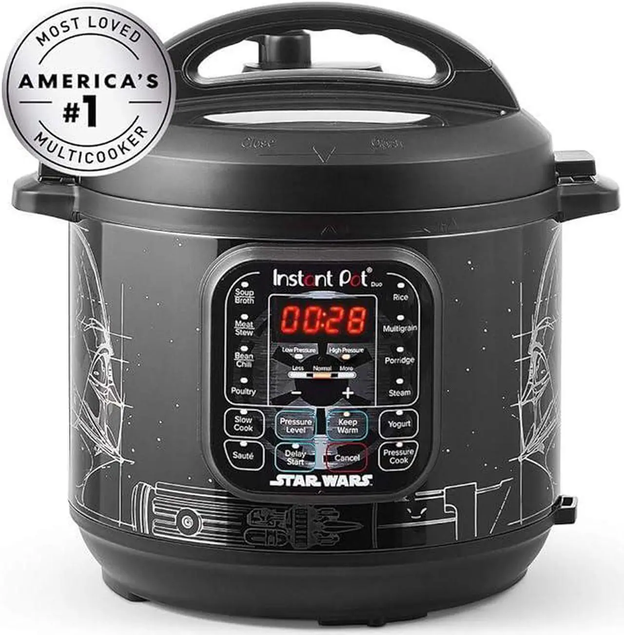 Refurbished: Instant Pot Star Wars Duo 6-Qt. Pressure Cooker Darth ...