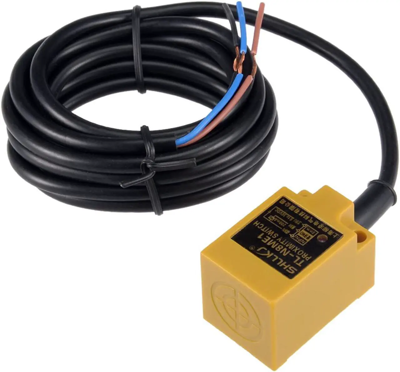 uxcell 8mm Inductive Proximity Sensor Switch Detector NPN NO DC 6-36V 200mA 3-Wire TL-N8ME1 for ...