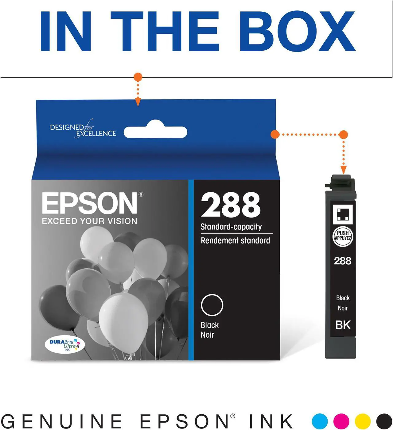 Black Ink Cartridge for Epson T288120 Expression XP-330, Expression XP ...