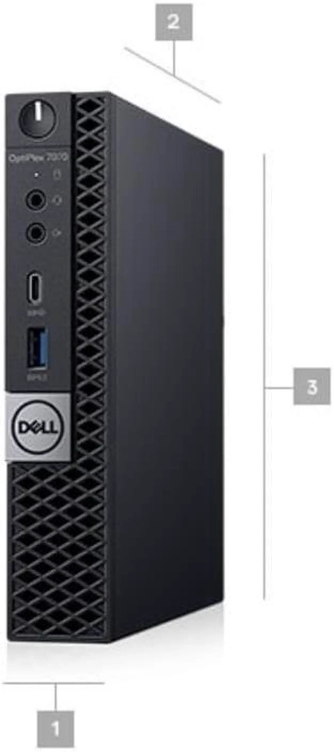 Refurbished: Dell OptiPlex 7000 7070 Micro Tower Desktop (2019) | Core ...