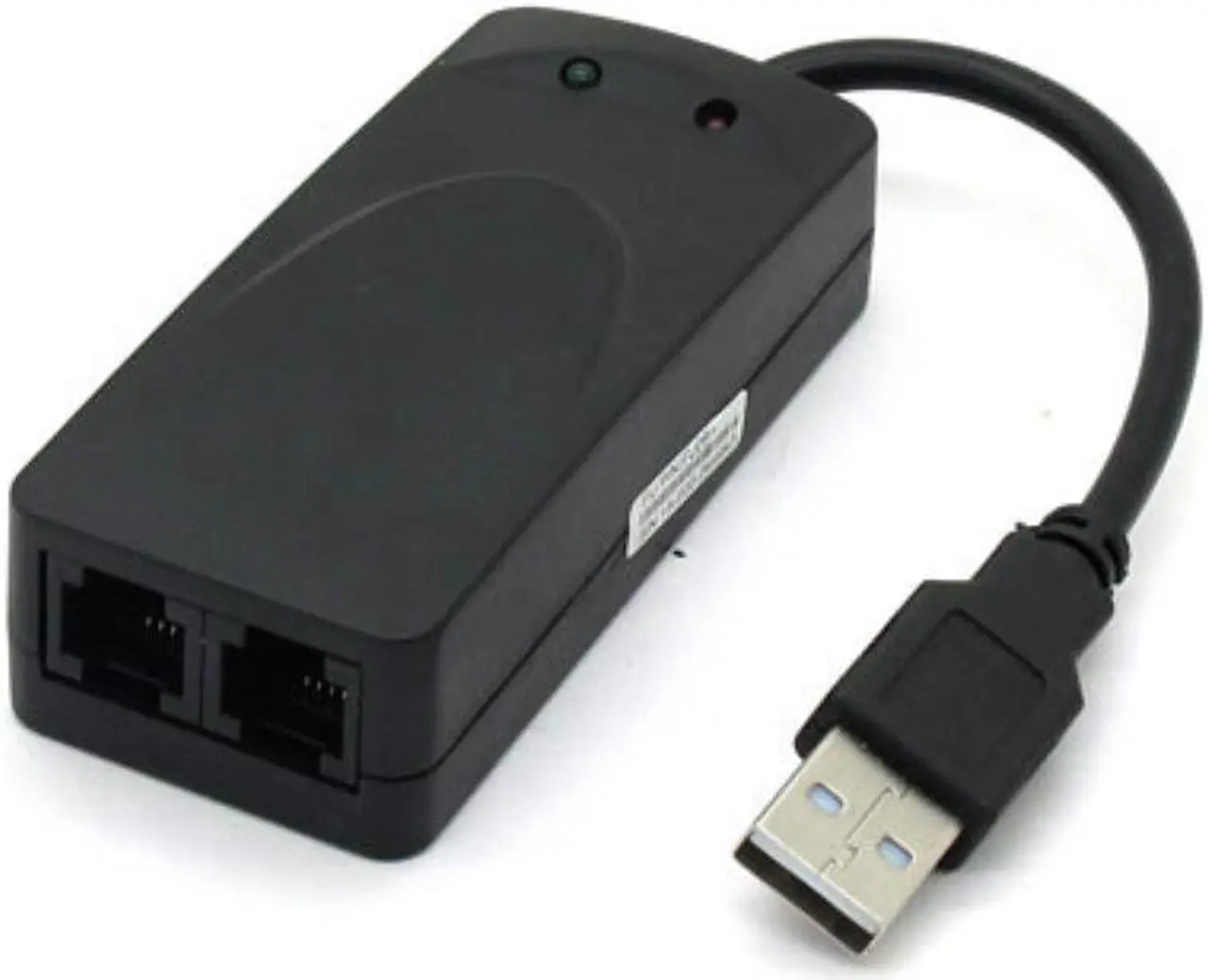 USB Fax Modem External 56K Data V9.0 2ports for Win7 Ethernet Phone ...