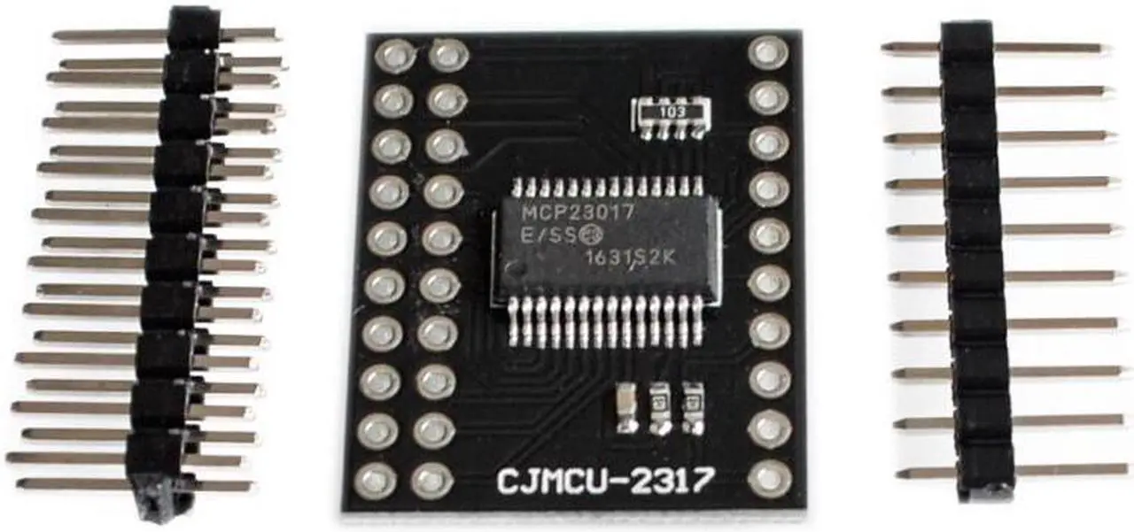 MCP23017 Serial Interface Module IIC I2C SPI MCP23S17 Bidirectional 16-Bit I/O Expander Pins ...