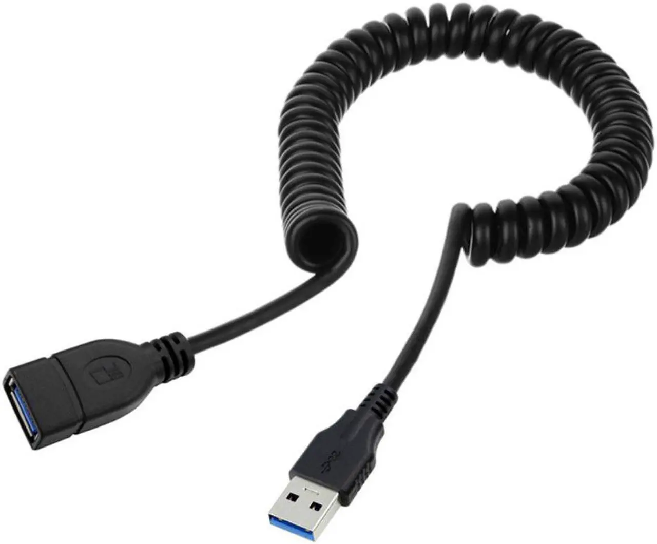 USB3.0 Spring retractable extension line high speed USB 3.0 male to ...