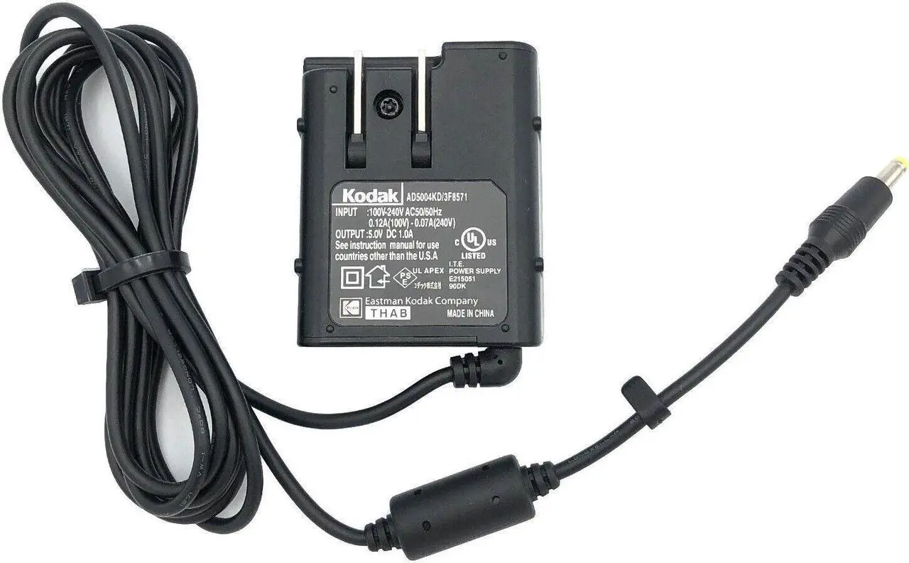 Refurbished: Genuine Kodak AC Adapter AD5004KD Power Supply 3F8571 Cord ...