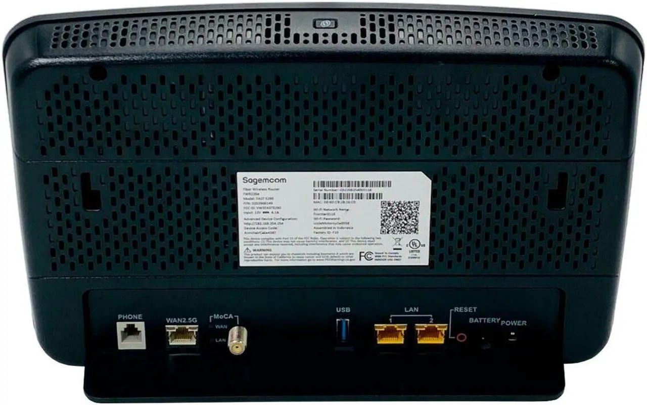 NEW Sagemcom FAST 5290 Fiber Wireless Router FWR226e with Bundle - Newegg.com