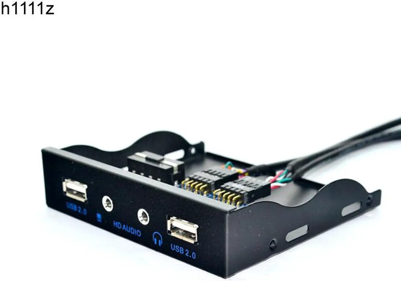 High Speed 9in to 2 Ports USB 2.0 Hub USB2.0 Front Panel + HD Audio ...