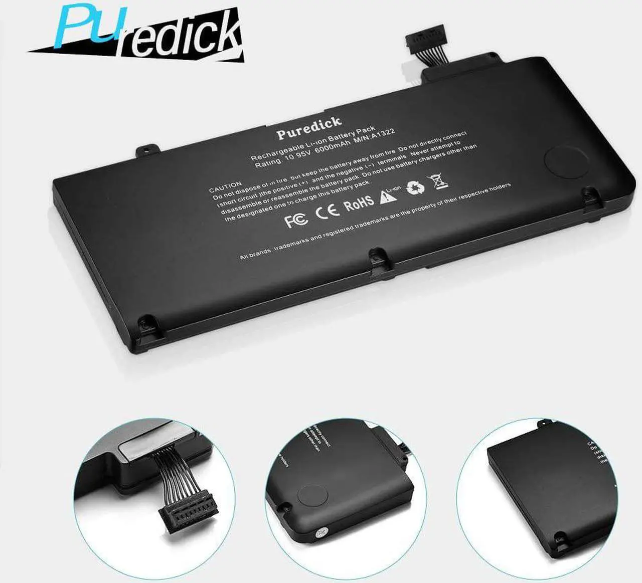 A1322 A1278 Battery Replacement Battery A1278 for MacBook Pro 13 inch ...
