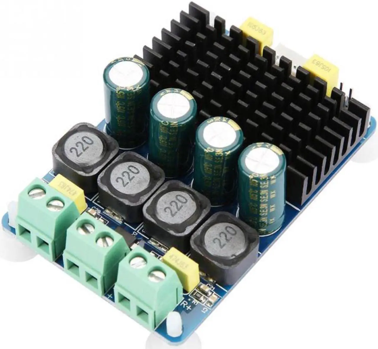 TDA7498 Audio Amplifier Board Digital Stereo Power Amplifier Board 2x100W Dual Channel 8-32VDC ...