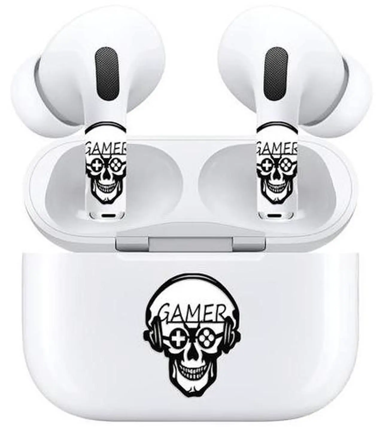 AirSkins - Stylish Decals for AirPods 3, Skeleton Gamer Design, Scratch ...