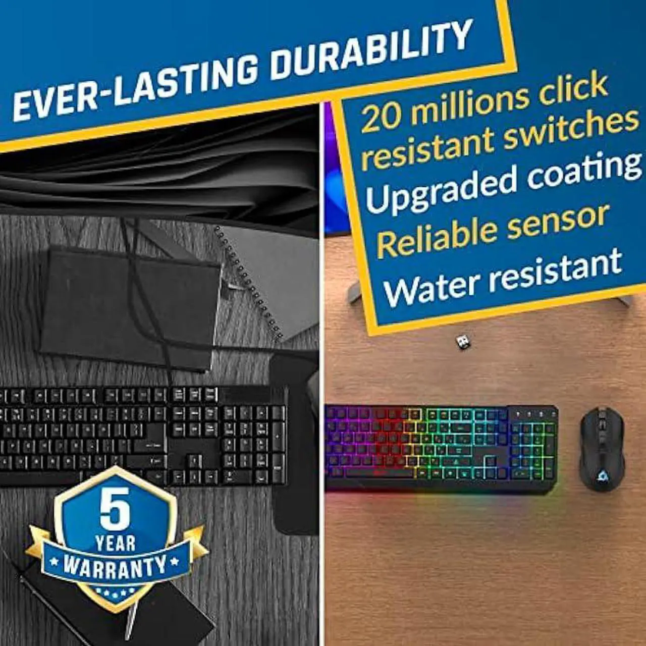 KLIM Blaze & Chroma Wireless Bundle - New 2023 - Wireless Gaming ...