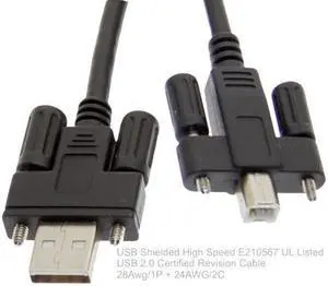 Usb Types 5-Pack 3ft USB 2.0 A To B Cables – High-Speed Printer/Scanner ...