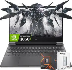 2024 HP Victus 15.6 144Hz Gaming Laptop 32GB DDR5 RAM 1TB SSD GeForce RTX 4050 6GB GDDR6 Graphic 6 Core AMD Ryzen 5 8645HS Beat i7 1355U Backlit KB Bluetooth 5.3 Windows 11 Home 1