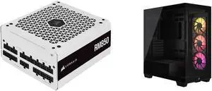 CORSAIR RM850 CP-9020232-NA 850 W Power Supply and CORSAIR 3500X ARGB ...