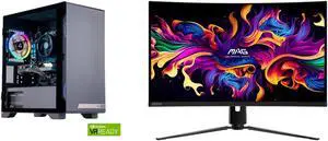 Desktop Monitor Combo - ZOTAC GH3060A5600X01BAUW2B Bundle with MSI MAG ...