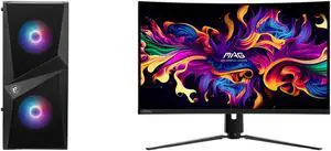 Desktop Monitor Combo - MSI Codex R2C C14NUE7-289US Bundle with MSI MAG ...