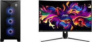 Desktop Monitor Combo - MSI Aegis RS2 AI C2NUE7-1075US Bundle with MSI ...