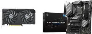 GPU Motherboard Combo - ASUS DUAL-RTX4060-O8G-EVO Bundle with MSI B760 ...