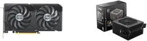 GPU PSU Combo - ASUS DUAL-RTX4070-O12G-EVO Bundle with MSI MAG A750BN PCIE5