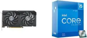 GPU CPU Combo - ASUS DUAL-RTX4070-O12G-EVO Bundle with Intel BX8071512600KF