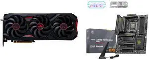 GPU Motherboard Combo - PowerColor RX9070 16G-E/OC Bundle with MSI MAG ...