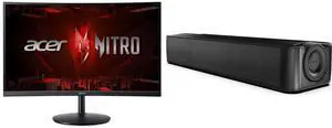 Monitor Speakers Combo - Acer America UM.HX1AA.304 Bundle with Creative ...