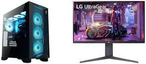 Desktop Monitor Combo - MSI Aegis RS2 AI C2NVP7-1444US Bundle with LG ...