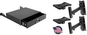 FOR-2U Rack Drawer,Rack Mount Drawer for 19in Network Equipment/Server ...