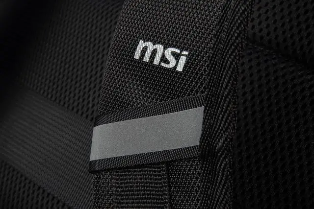 MSI Gaming Backpack Gift - Black polyester Pack Carry Bag Giveway ...