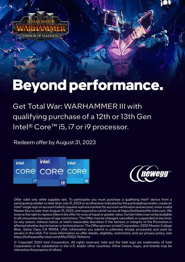 Gift Intel | Total War WARHAMMER III - Newegg.com