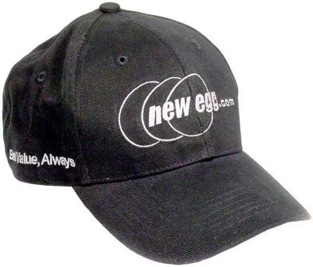 Newegg Black Baseball style hat with Stitched Newegg Logo on front and ...