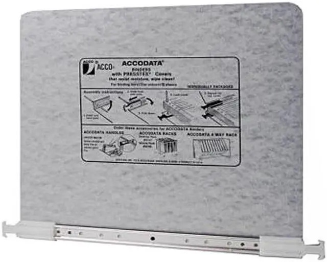Acco Brands- Inc. ACC54144 Data Binders- w-Storage Hooks- Burst- 6in ...