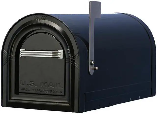 Solar Group WM16KB01 Large Black Wyngate Rural Mailbox - Newegg.com