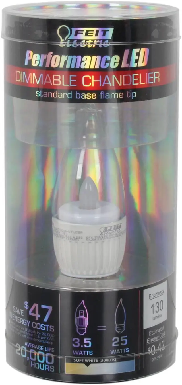 Feit Electric EFC/DM/LED 25 W Equivalent 25W Equivalent EFC LED Bulb ...
