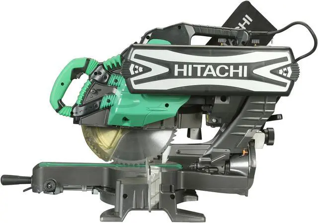 Hitachi C12RSH 12" Sliding Dual Compound Miter Saw with Laser Marker ...