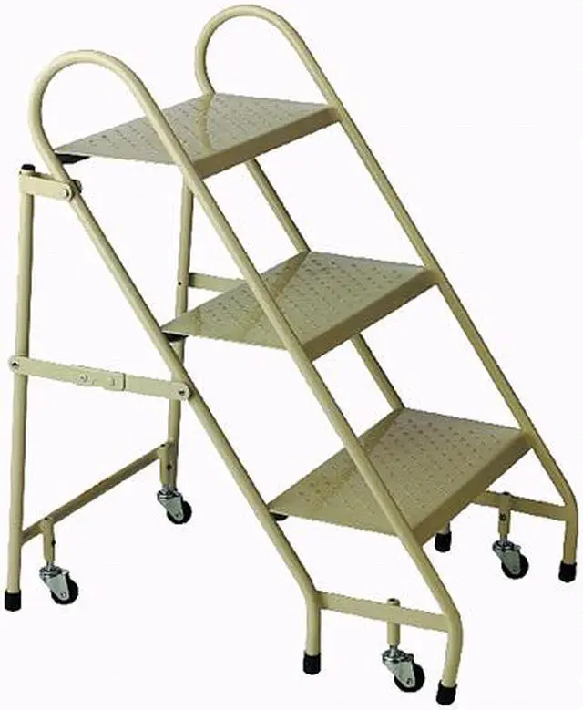 Cramer 1130-19 Steel Folding Three-Step Ladder - Newegg.com