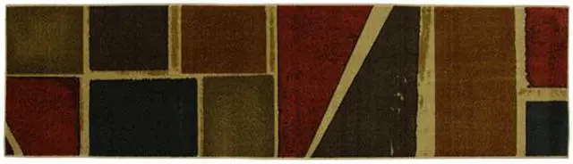 Mohawk Home New Wave Draycott Multi 24"X96" Rug Green Runners 11338 416 ...