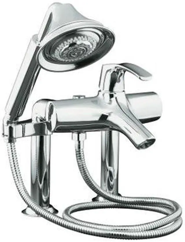 KOHLER K-18486-4-CP Symbol Bath Faucet w/ Handshower - Polished Chrome ...