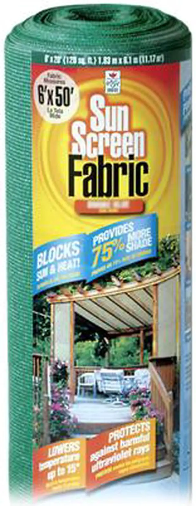 Easy Gardener 6' x 50' Heavy Green Sun Screen Fabric - Newegg.com