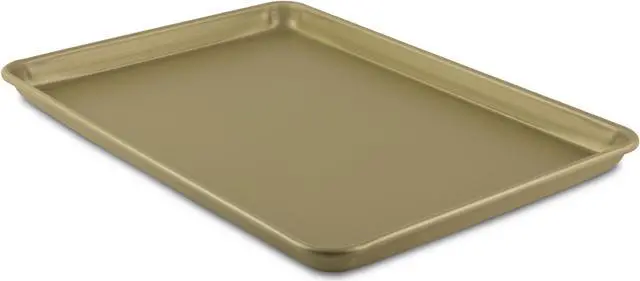 NUCU Medium Gold-Coated Nonstick Sheet Pan 18.00" x 13.00" x 1.00 ...